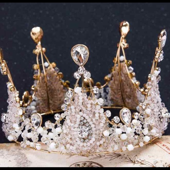 Accessories | Dainty Small Gold Crown | Poshmark